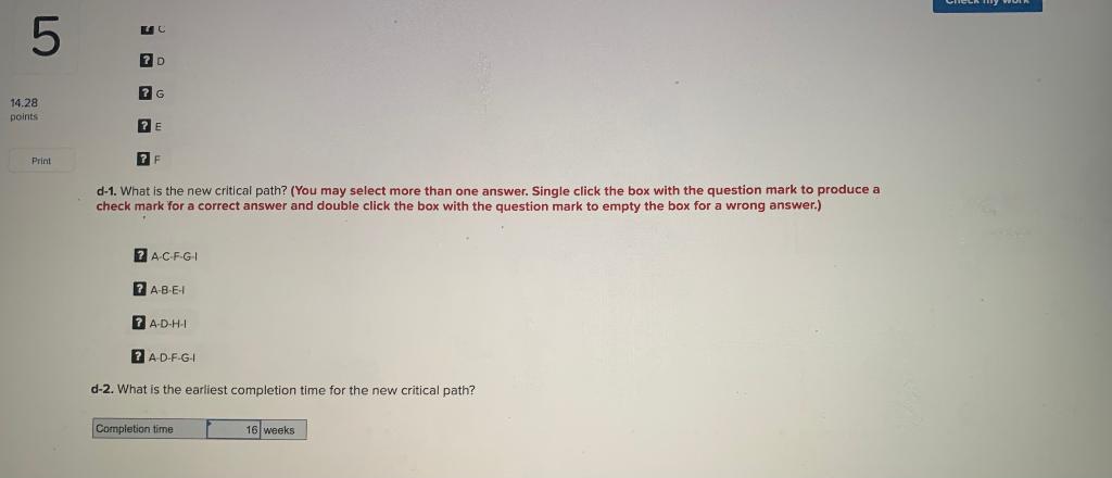 Solved 5 Problem 5-9 (Algo) 14.28 points The R&D department | Chegg.com