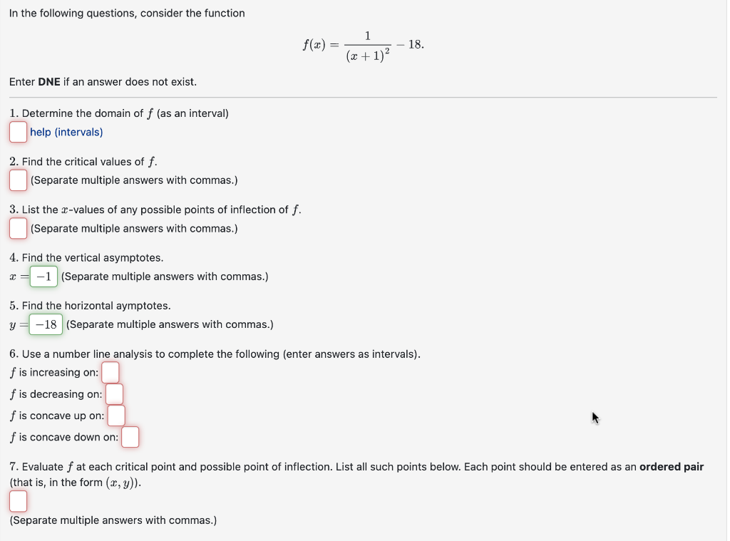 Solved In the following questions, consider the function | Chegg.com