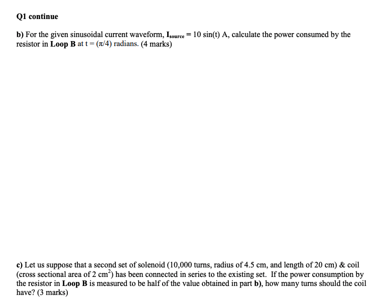 Solved Q1 [10 marks] The following circuit consists of two | Chegg.com