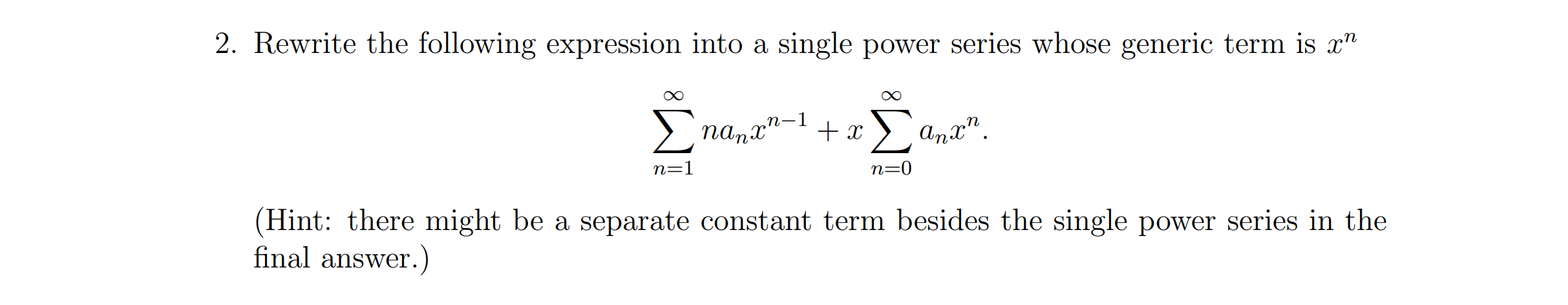 Solved Rewrite the following expression into a single power | Chegg.com