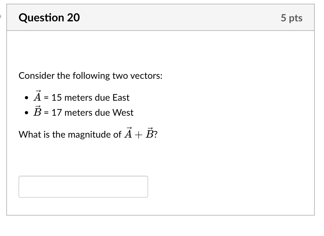 Solved Consider the following three vectors: - A=4 meters | Chegg.com