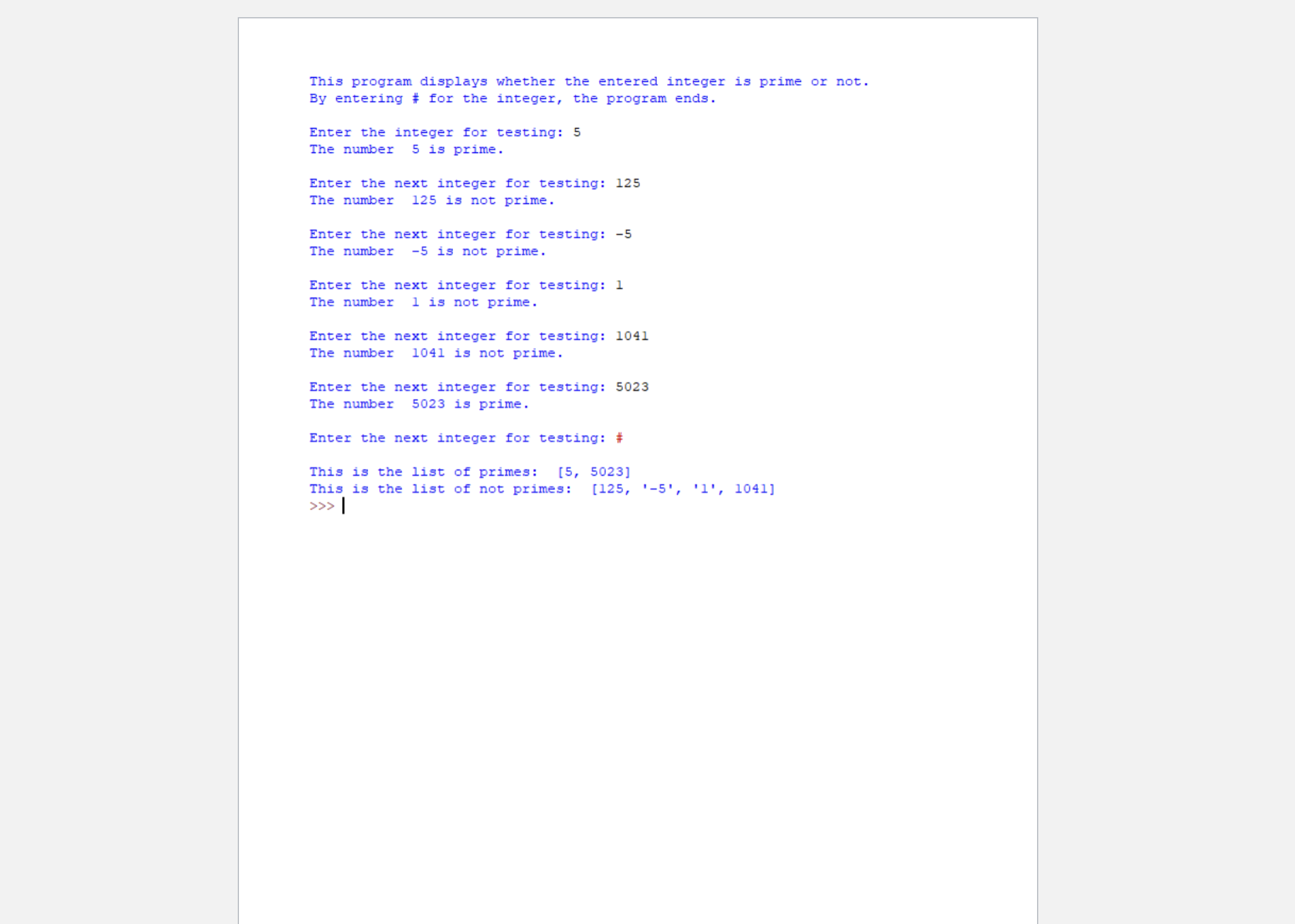 Solved A prime number is a whole number greater than 1 whose | Chegg.com