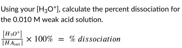 Solved Given: [H+] = 0.01M Formula to calculate pH is given | Chegg.com