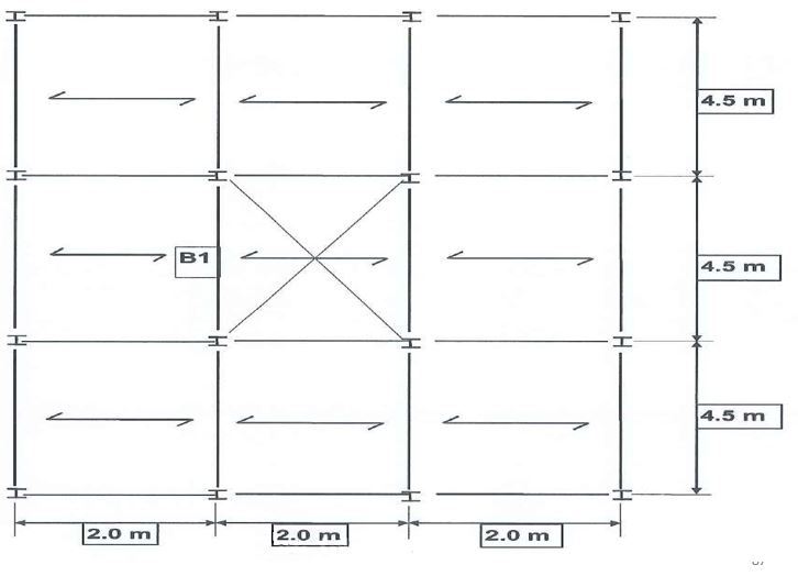 Problem 1: The floor plan of a structural steel | Chegg.com