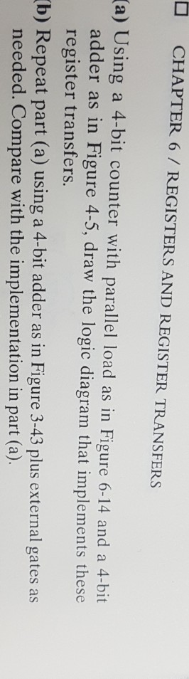 Two register transfer statements are given | Chegg.com