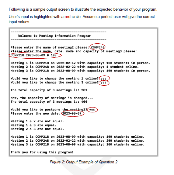 Solved Question \#2: Implementing a class (14 pts) a) A | Chegg.com