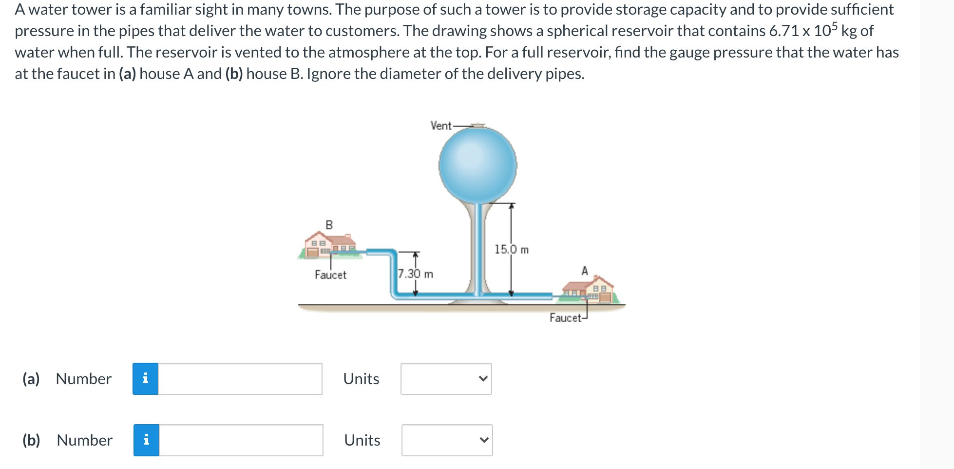 Solved Two identical containers are open at the top and are | Chegg.com