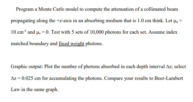 Solved Program a Monte Carlo model to compute the | Chegg.com
