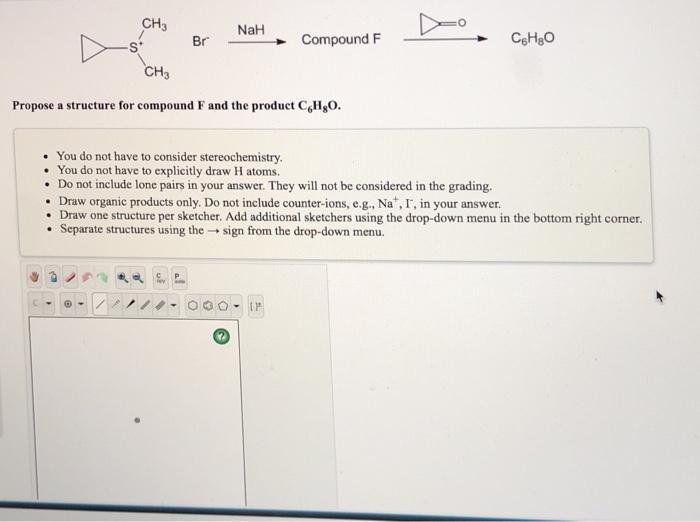 Solved CH3 Br Compound F C6H80 CH3 Propose a structure for | Chegg.com