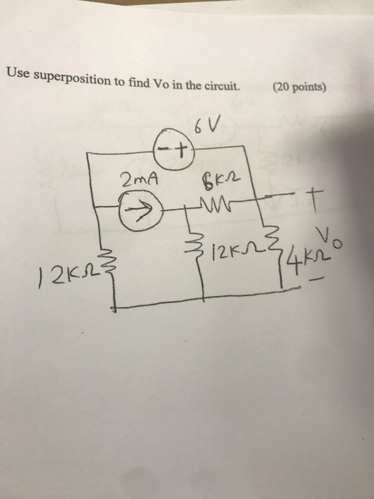 Solved BO GEA 1BEAR 2KA Kitrds Use superposition to find | Chegg.com