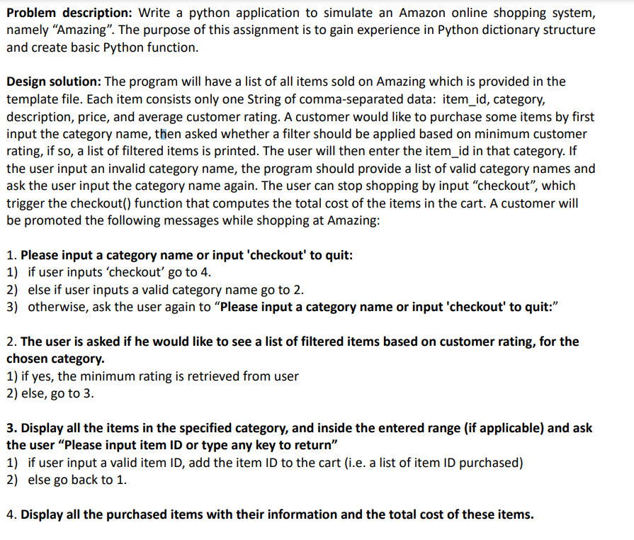 Solved dict_ID = build_dict_by_id(items) dict_category = | Chegg.com