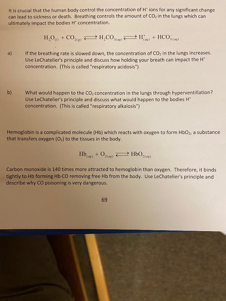 Solved It is crucial that the human body control the | Chegg.com