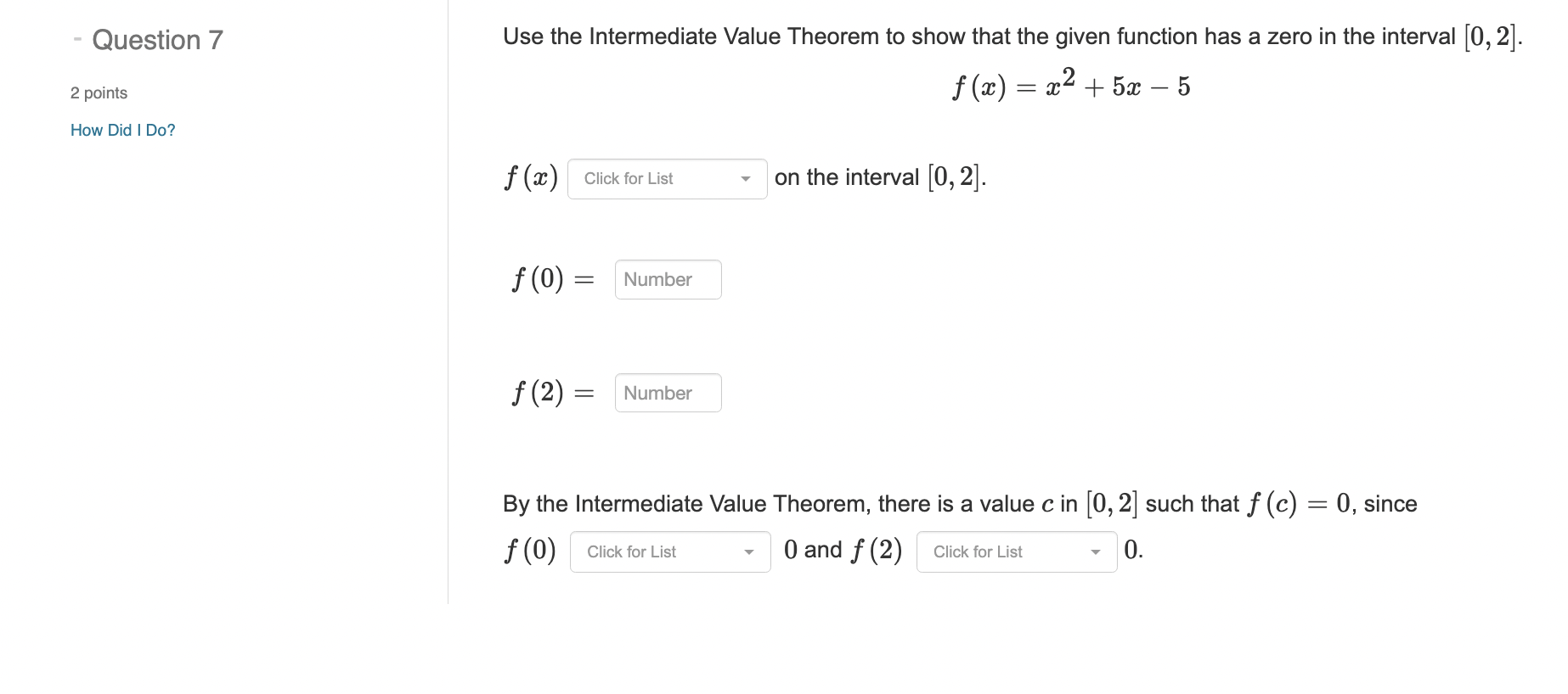 Solved Use The Intermediate Value Theorem To Show That The