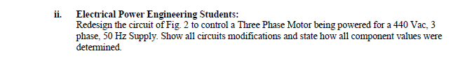 Solved Question 2 [35 marks] The circuit diagram of Fig. 2 | Chegg.com