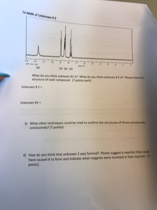 Solved two other unknown materials where isolated from the | Chegg.com
