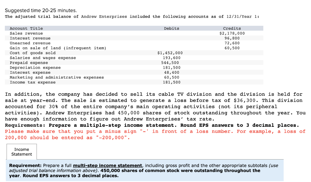 Solved Please include how numbers are computed, continued | Chegg.com