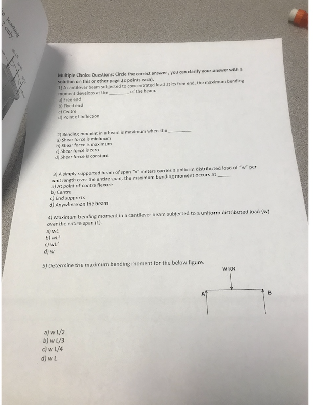 Solved Multiple Choice Questions: Circle the correct answer, | Chegg.com