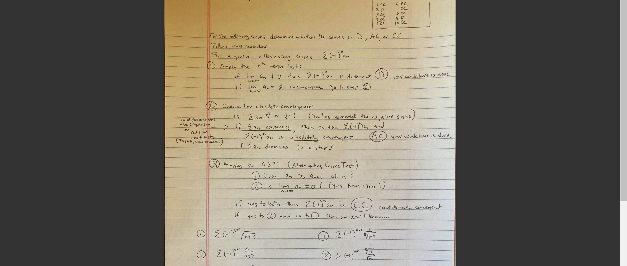 Solved ICC 2D 3 AC 9 cc sca G AC 7CC sce 9D 10cc For the | Chegg.com