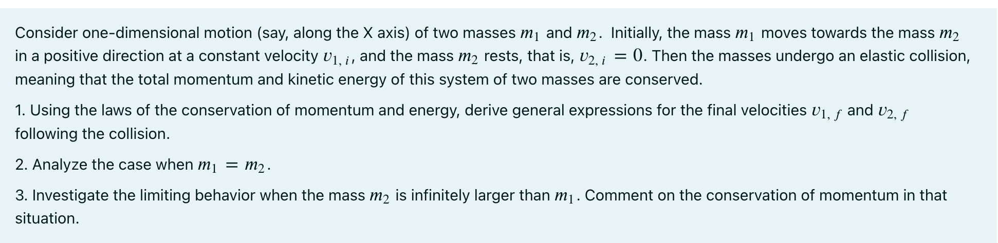 Solved Consider one-dimensional motion (say, along the X | Chegg.com