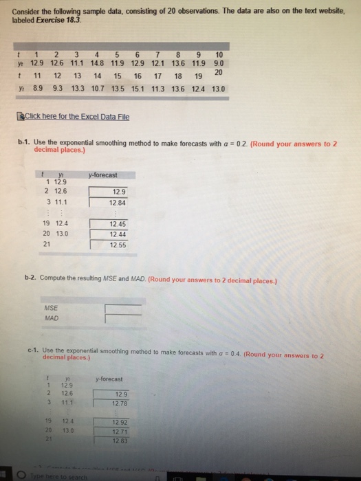 Solved Consider the following sample data, consisting of 20 | Chegg.com