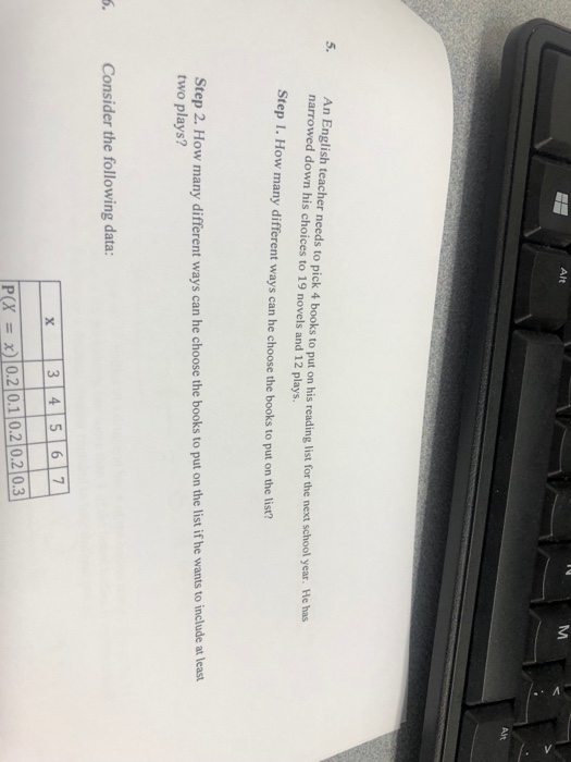 Solved Answer number 5 step 1 & 2 swiftly and completely | Chegg.com