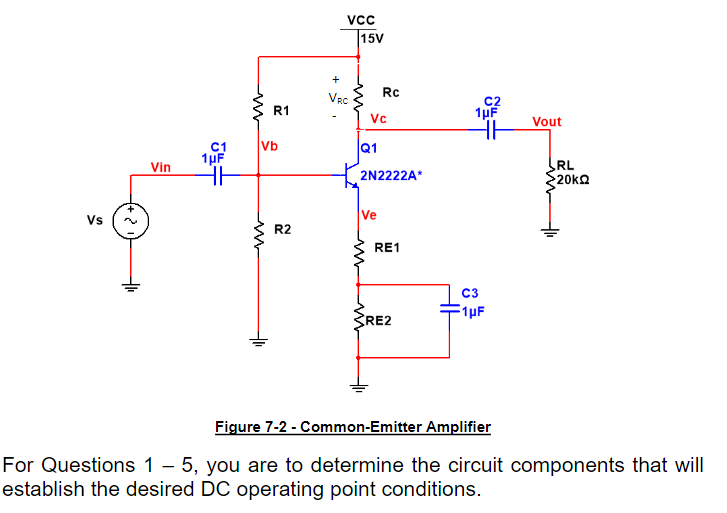 Solved A. Use the schematic shown in Figure 7-2. B. Use the | Chegg.com