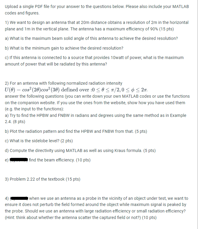 Solved Upload a single PDF file for your answer to the | Chegg.com