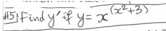 Solved \#5. Find y′ if y=x(x2+3) | Chegg.com