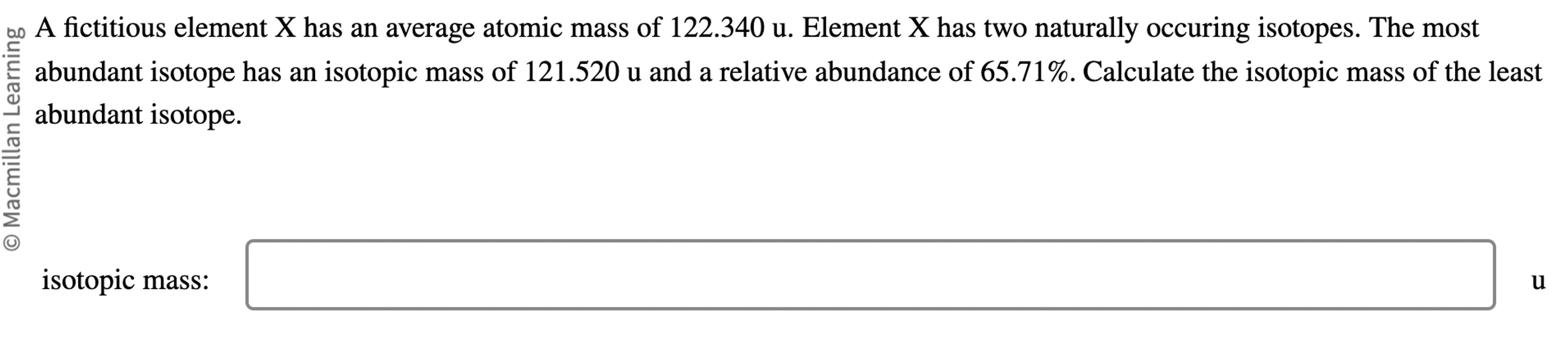 Solved A fictitious element x has an average atomic mass of | Chegg.com Solved A fictitious element x has an average atomic mass of | Chegg.com