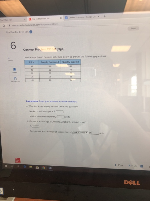 Solved United document - Google Do * + e-Test for Eco 301 | Chegg.com