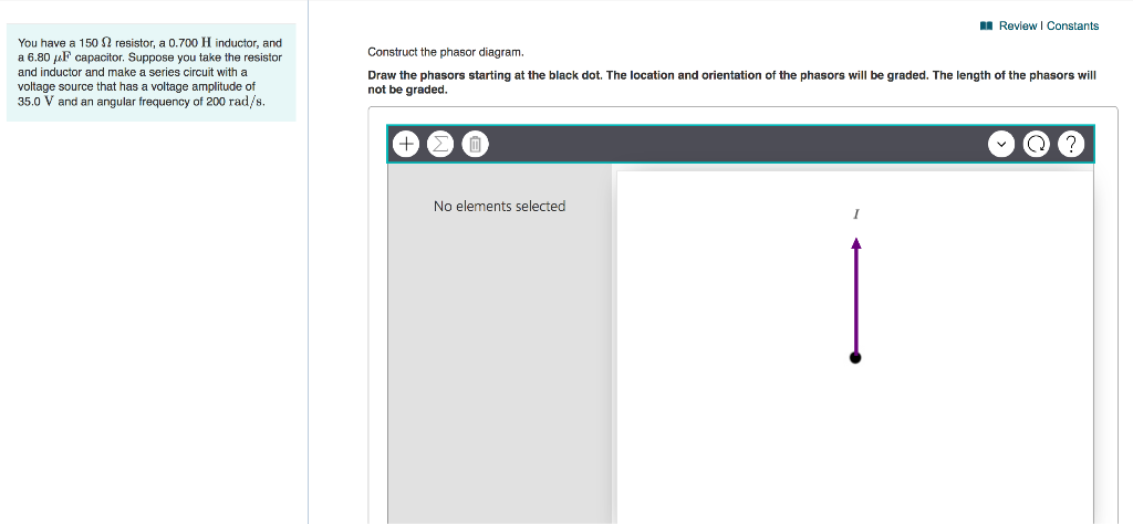 Solved m Review | Constants Construct the phasor diagram. | Chegg.com