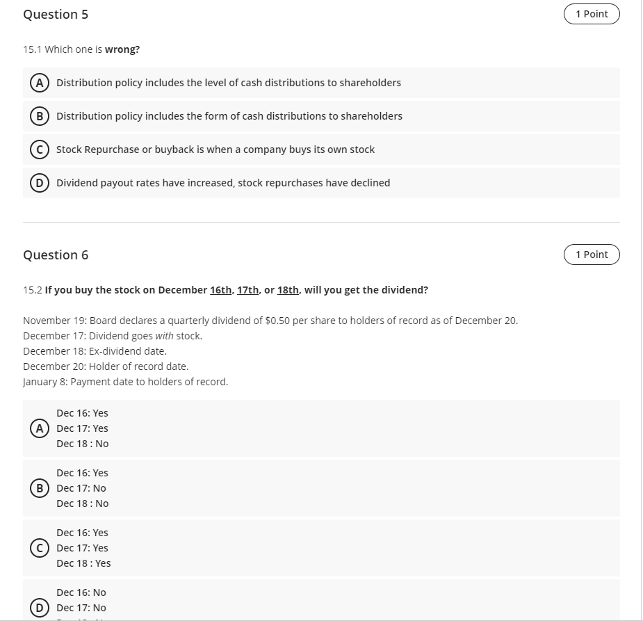 Solved 10.1 Which one is WRONG? A There is no agency | Chegg.com