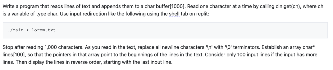 Solved Write A Program That Reads Lines Of Text And Appends
