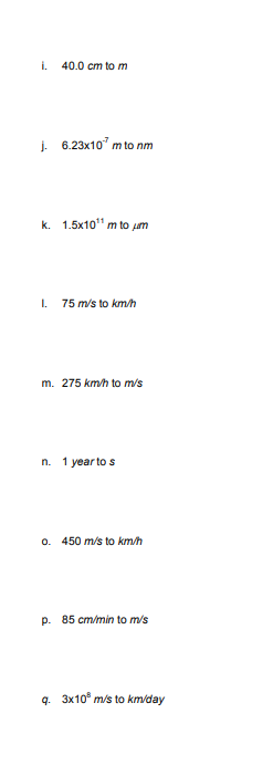 Solved PART III. UNIT CONVERSION 3. Science uses the MKS | Chegg.com