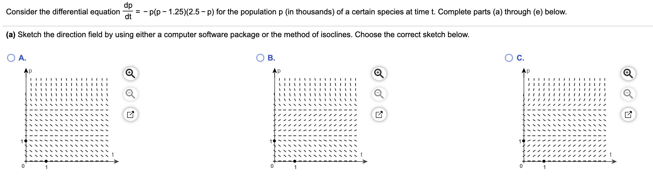 Solved dp Consider the differential equation dt - P(p - | Chegg.com