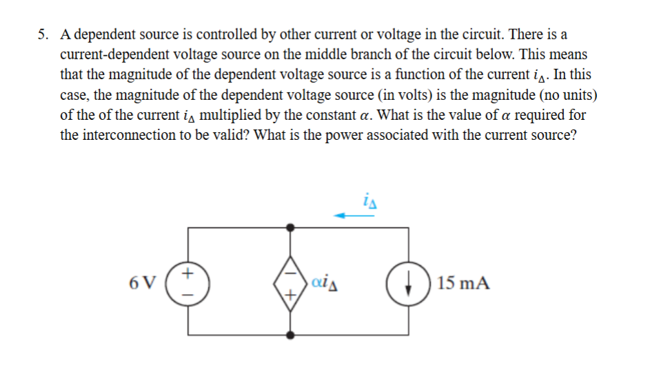 Solved A dependent source is controlled by other current or | Chegg.com