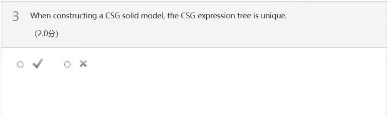 Solved 3 When constructing a CSG solid model, the CSG | Chegg.com