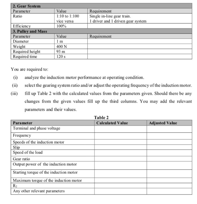 Solved Task 2: Problem Solving and Technical Calculation | Chegg.com