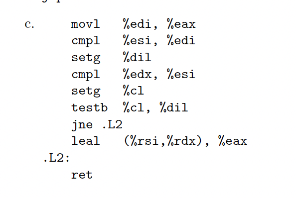 Solved int foo(int x, int y, int z) { int t=0; if ( ) t = | Chegg.com