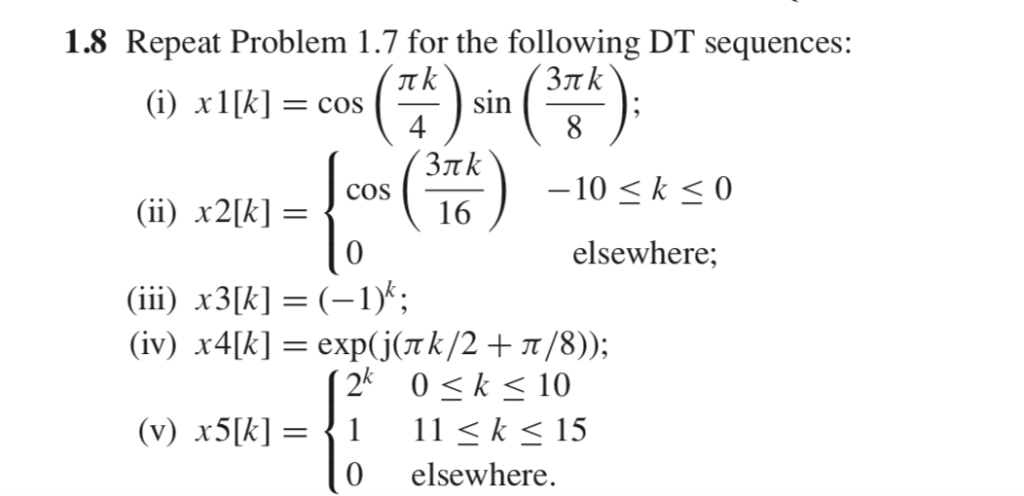 Solved Determine if the following DT signals are energy or | Chegg.com