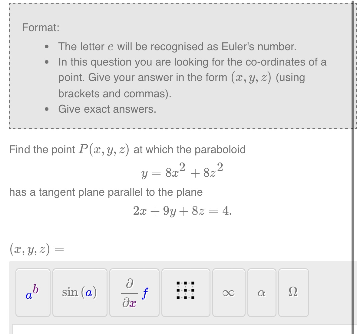 Solved Format: - The letter e will be recognised as Euler's | Chegg.com