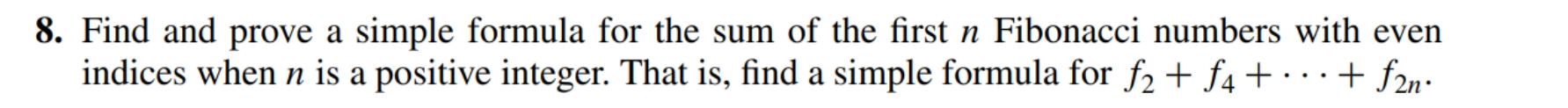 Solved Find and prove a simple formula for the sum of the | Chegg.com