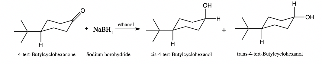 Solved ethanol 4-tert-Butylcyclohexanone Sodium borohydride | Chegg.com