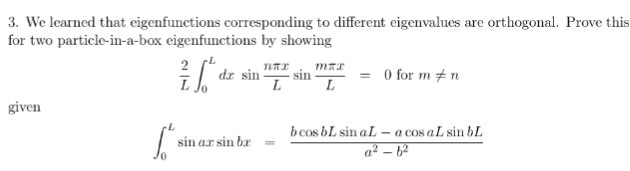 Solved We learned that eigenfunctions corresponding to | Chegg.com