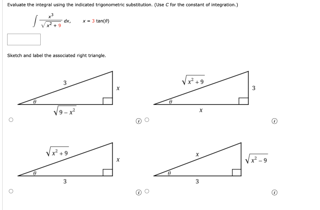 Solved Evaluate the integral using the indicated | Chegg.com