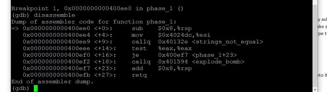 Solved Please explain what the code within the disassemble | Chegg.com