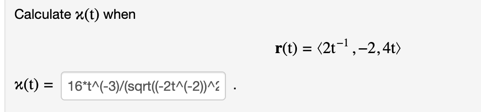 Solved Calculate x(t) when r(t)= 2t−1,−2,4t x(t)= | Chegg.com