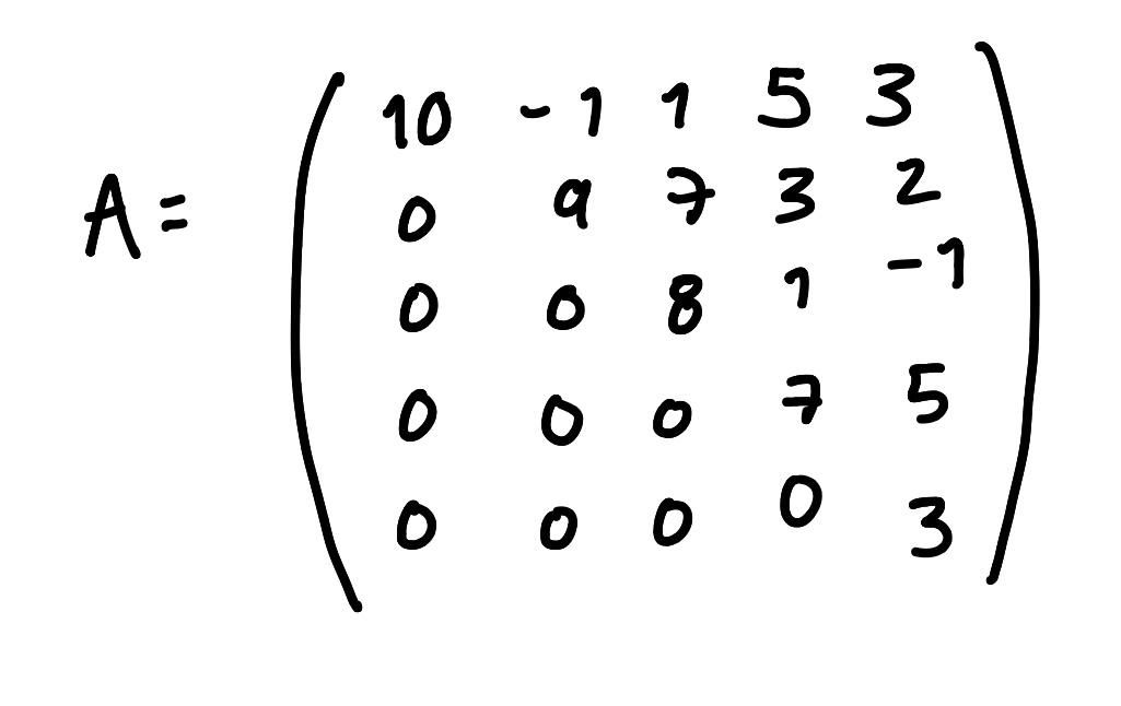 Solved А: 10 91 5 3 о 4 - 3 2 о o 8 1 -1 о о - 5 o o o o 3 о | Chegg.com