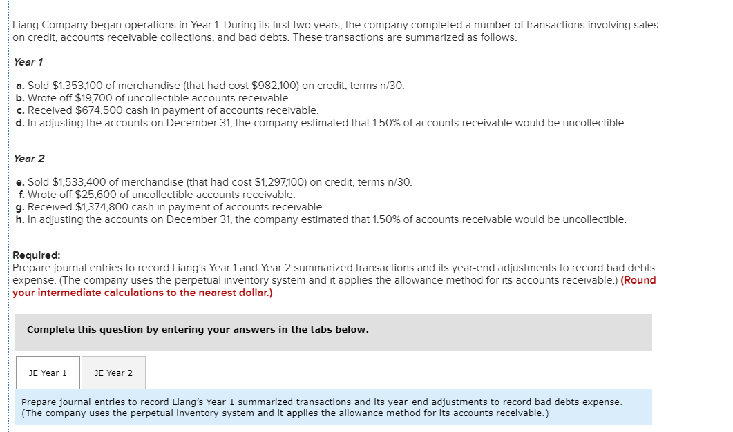 Solved Liang Company Began Operations In Year 1 During Its Chegg solved-liang-company-began-operations-in-year-1-during-its-chegg