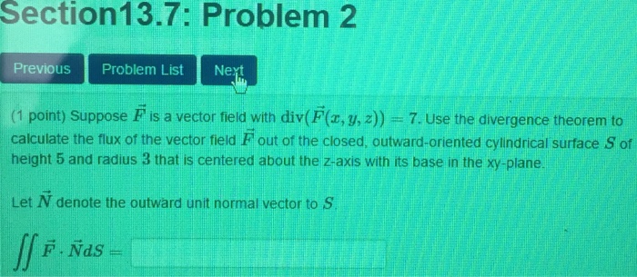 Solved Suppose F^vector is a field with div (F^vector (x, y, | Chegg.com